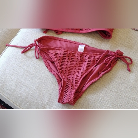 No Boundaries | Swim | Dusty Rose String Bikini Bottoms | Poshmark